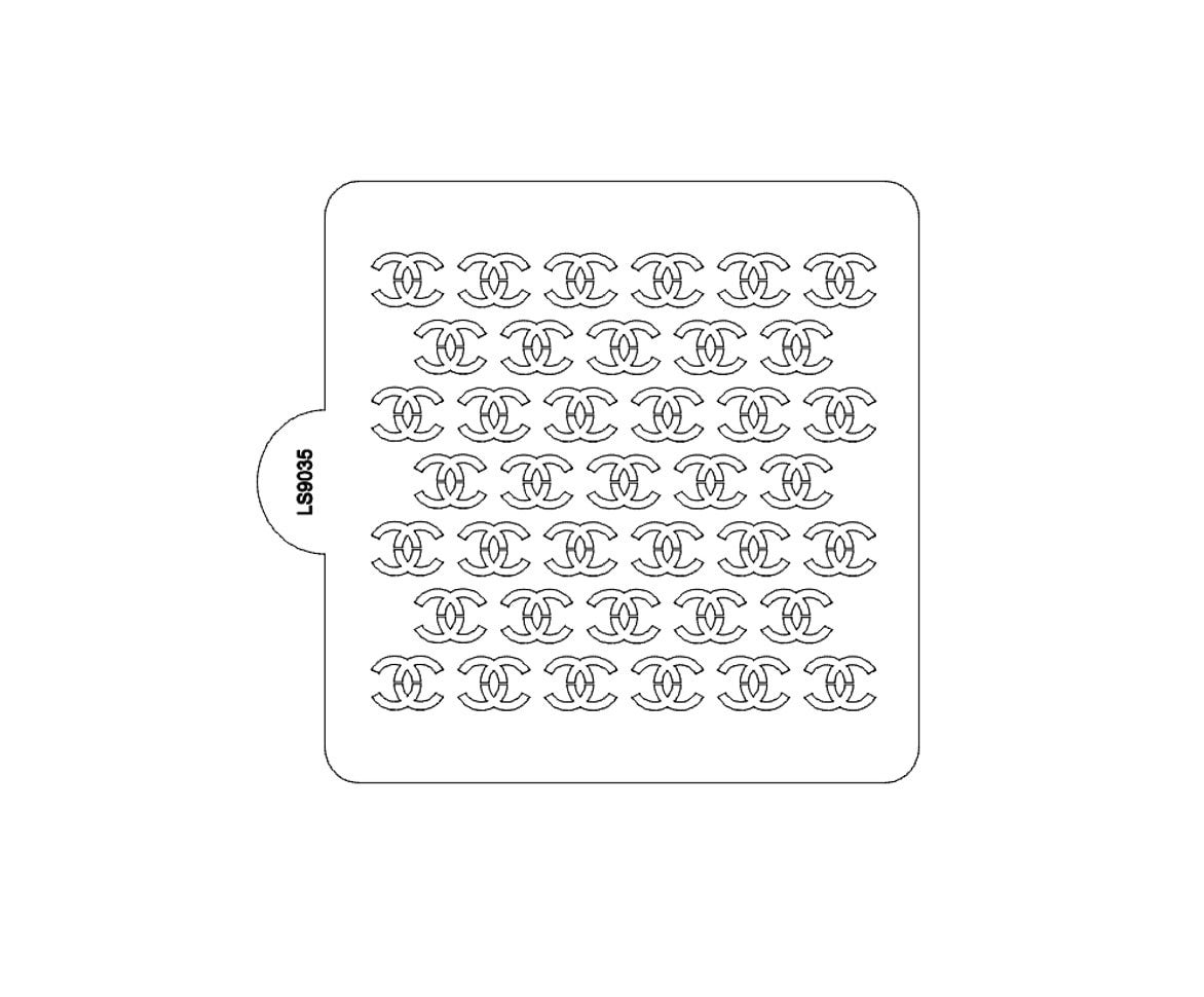 Chanel (CC) Pattern Stencil | Sweet Creations Unlimited, Inc.