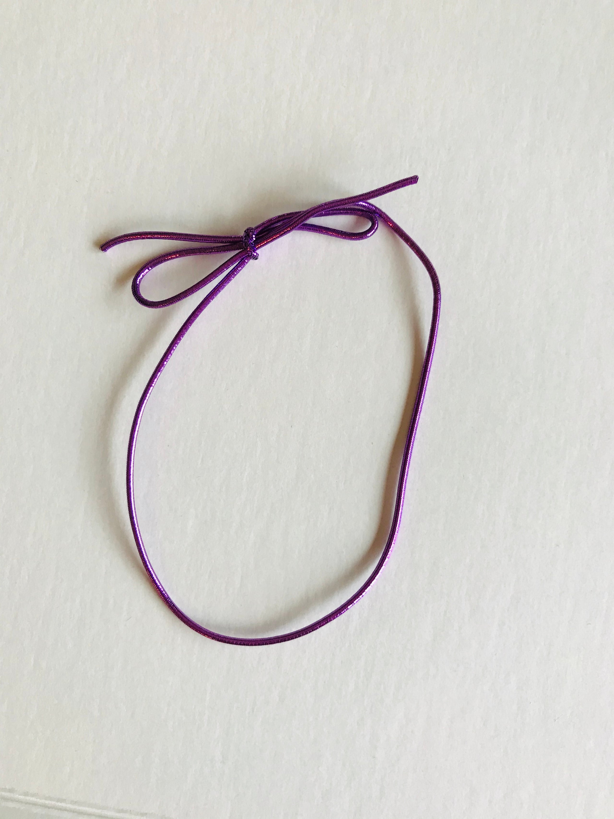 Stretch Loops Purple Metallic | Sweet Creations Unlimited, Inc.