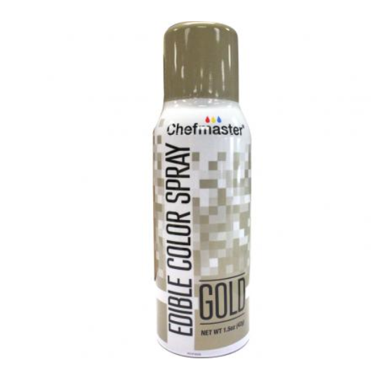 Gold Chefmaster Edible Spray | Sweet Creations Unlimited, Inc.